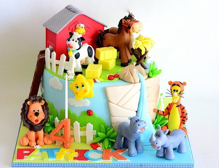 Tort Ferma de Animale - Tort Design