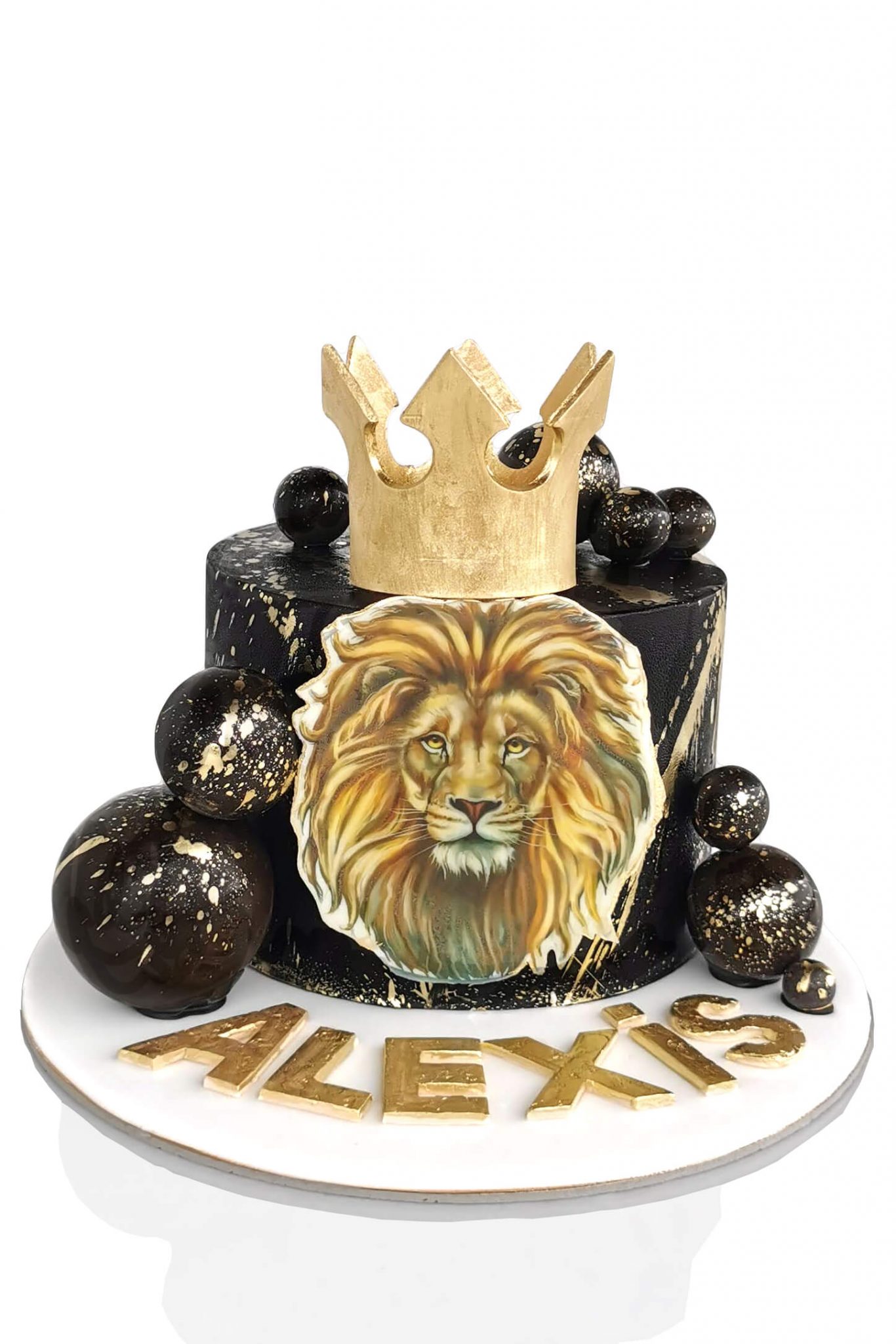 Tort Leu cu Coroană - Tort Design